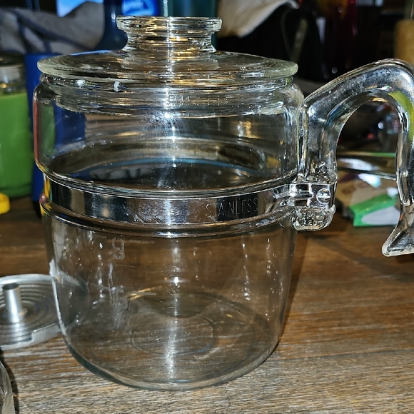 Pyrex | Kitchen | Vintage Pyrex Flameware 6 Cup Coffee Percolator ...
